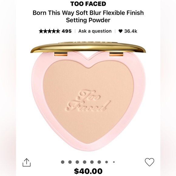 Too Faced | Makeup | Nwt Too Faced Born This Way Soft Blur Setting ...